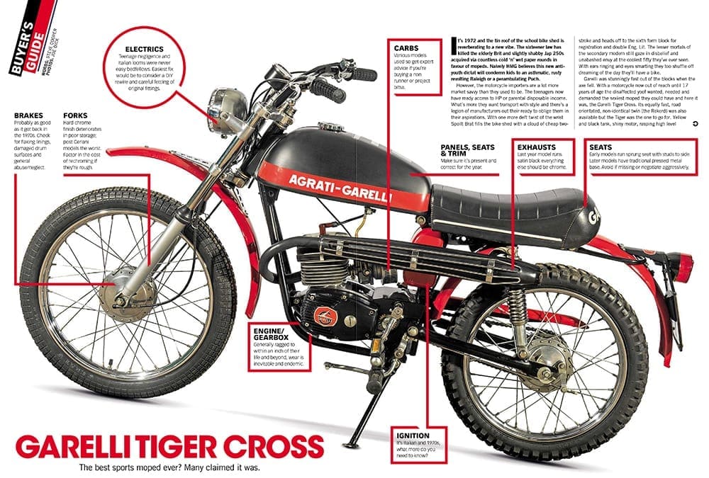 At a glance guide - Garelli Tiger Cross | Classic Motorcycle Mechanics ...