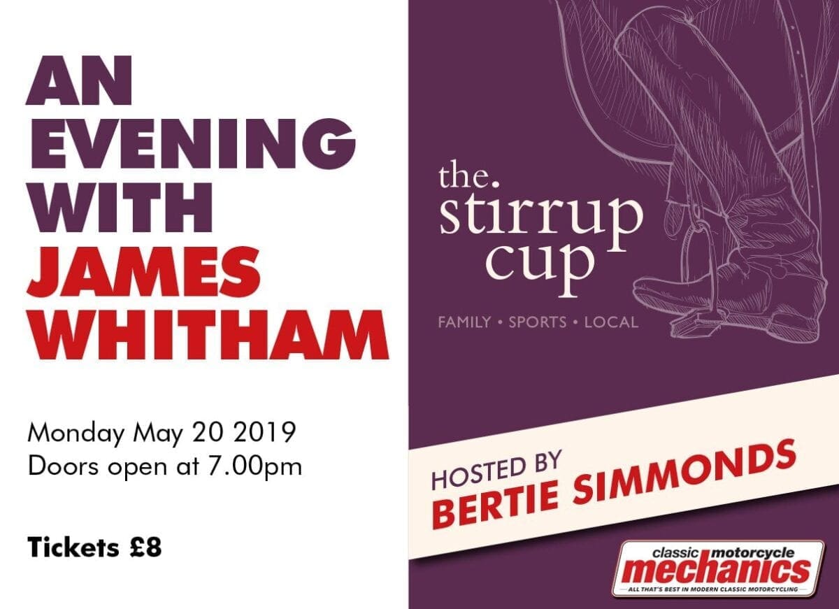 An evening with James Whitham | Classic Motorcycle Mechanics Magazine
